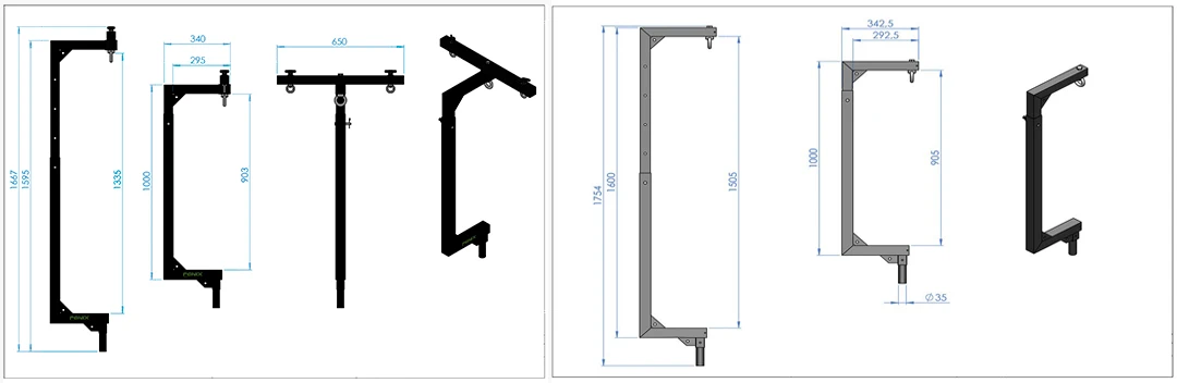 Telescopic C-Shape Support Truss - Ideal for Outdoor Concerts