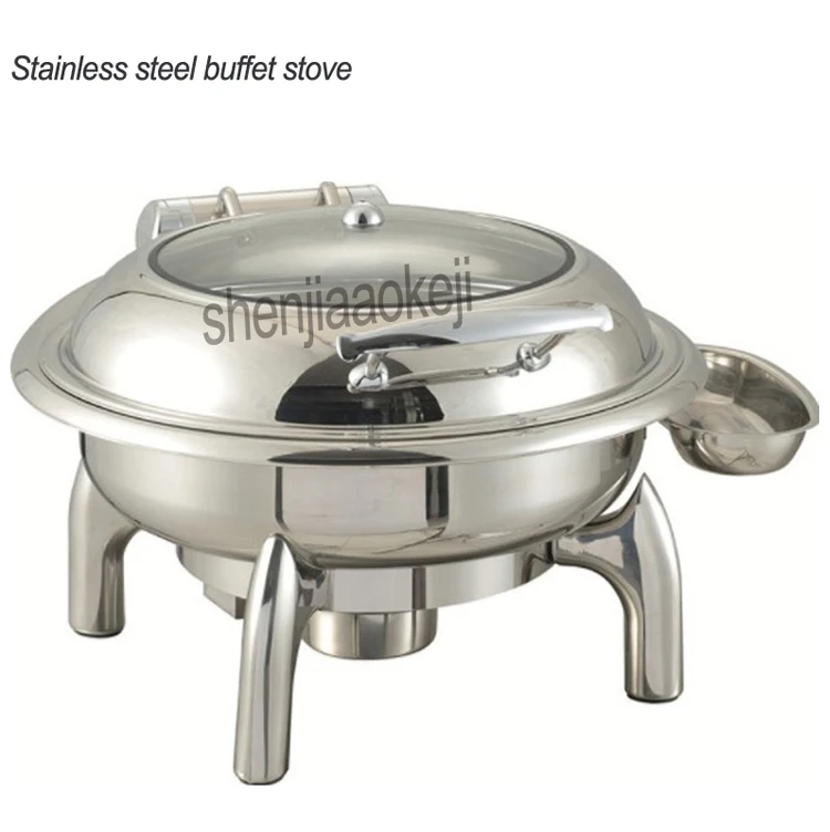 220v 400w Stainless Steel Buffet Stove Electric Heating Round Buffet ...