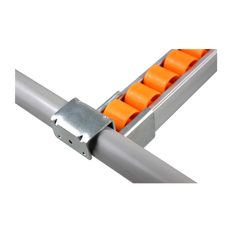 Customised Side Strip Portable Roller Conveyors With Caster Rail For ...