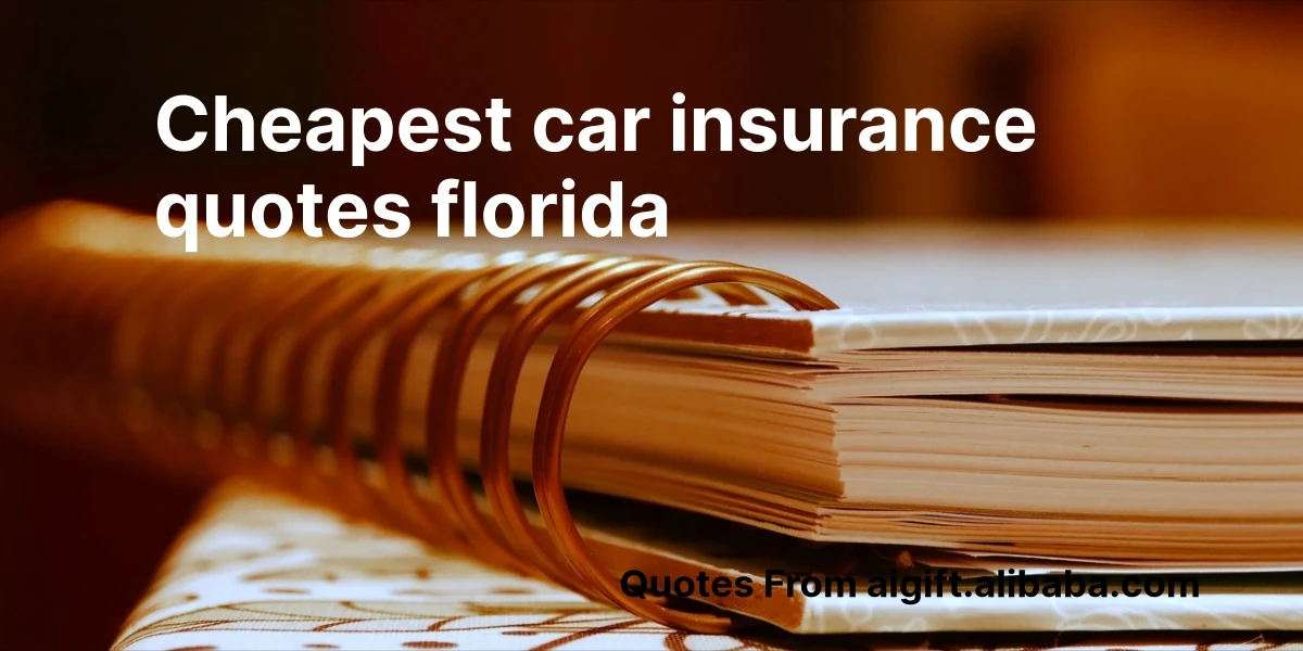 100+ Cheapest Car Insurance Quotes in Florida | Save Big Today
