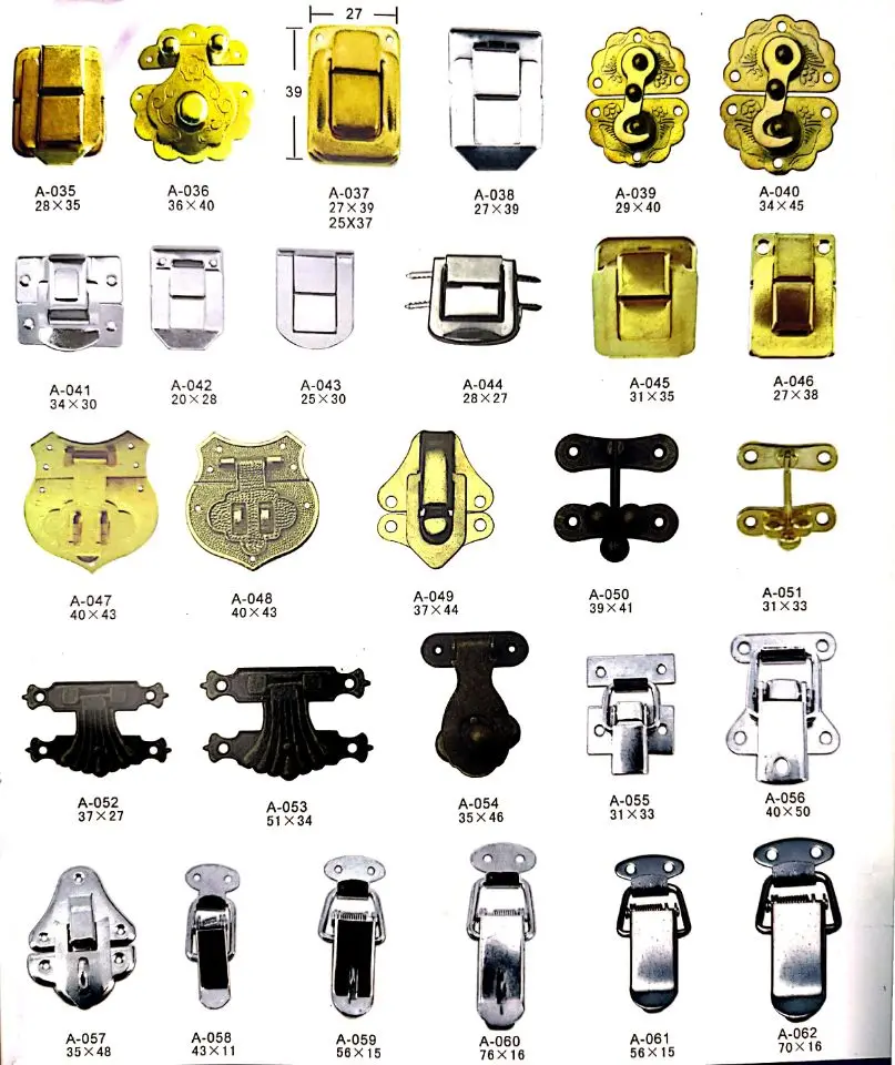 Wooden Packaging Jewellery Box Drawer Cabinet Door Fix Buckles Box ...