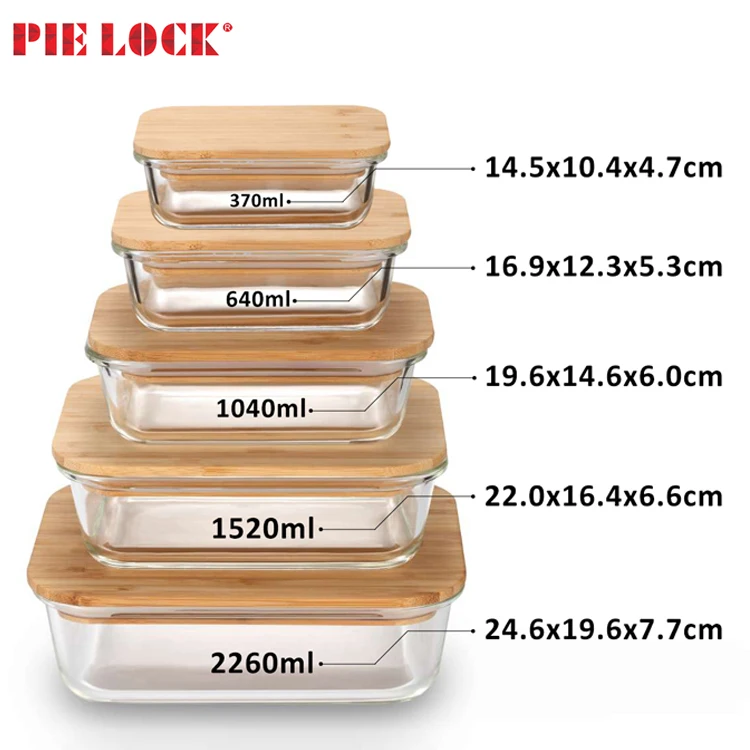 Different Shape Glass Storage Container/glass Food Container/container ...