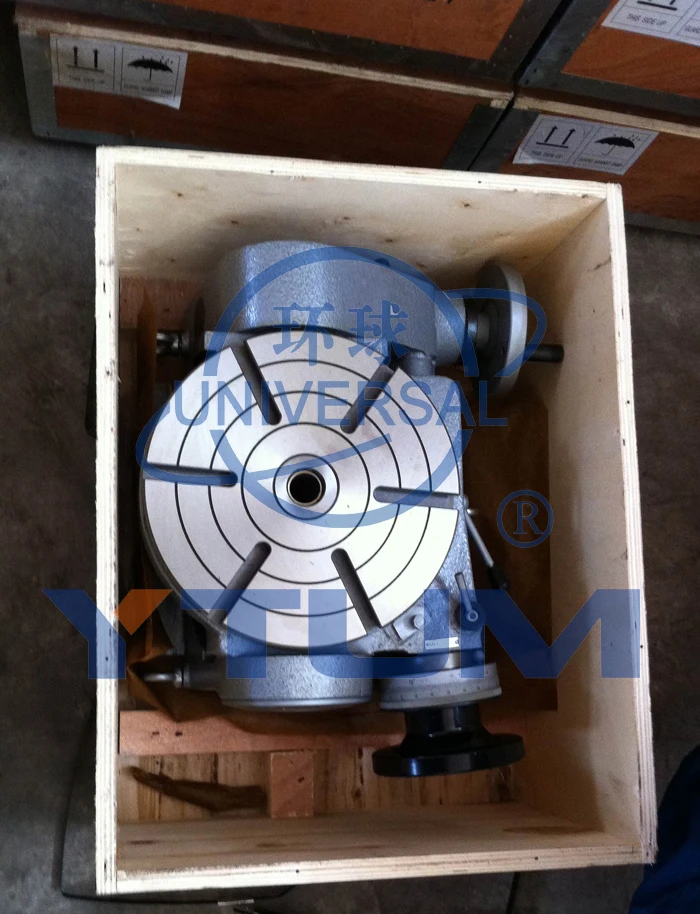 Iso9001 Cnc 4th Axis Motorized Rotary Table For Milling Machine ...