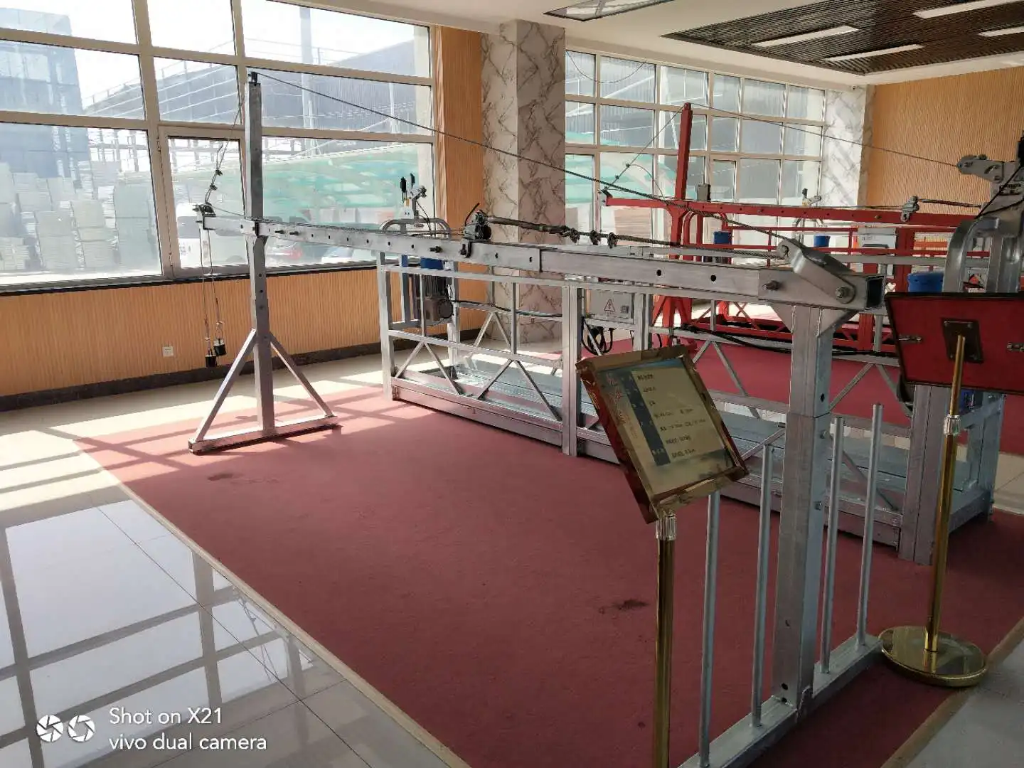 Lsg20 Safety Lock Zlp Series Suspended Platform - Buy Motorized ...