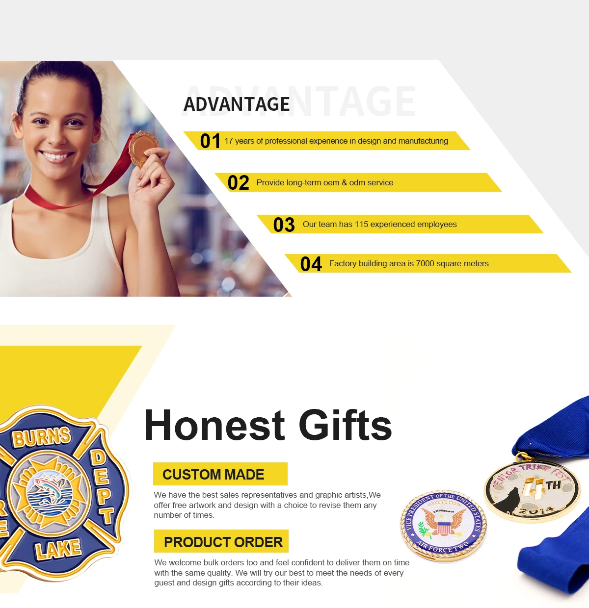 Honest Gifts (kunshan) Co., Ltd. - Metal Badges/Coins/Medals/Key Chains ...