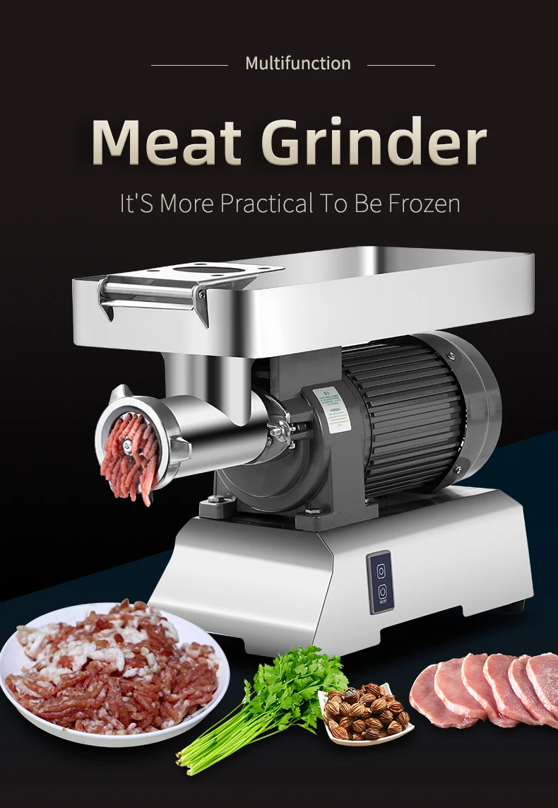 Professional Heavy Duty Food Processor Stainless Steel Meat Grinder ...
