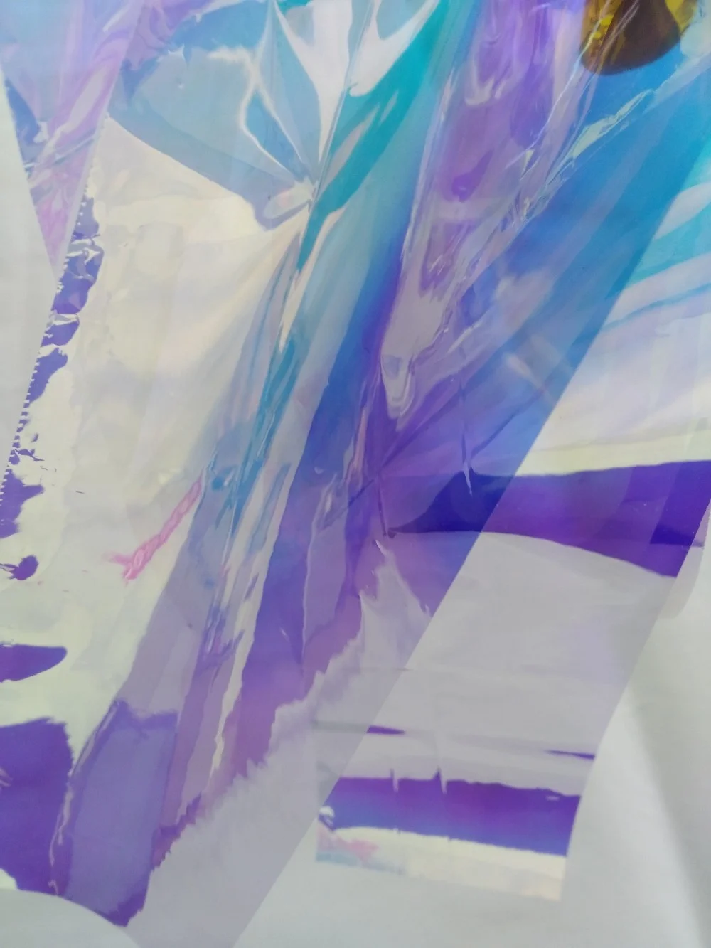 3m Quality Pet Blue Gold Reflective Rainbow Iridescent Laminating Film ...