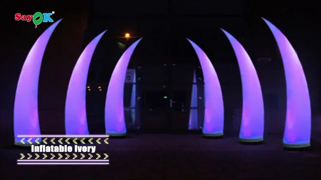 Led Lighting Inflatable Tusk Ivory For Event Wedding Decoration Multi ...