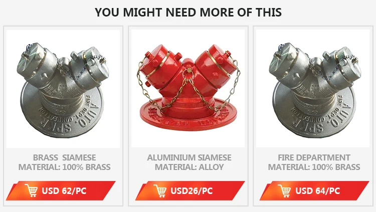 4"x2.5"x2.5" Fire Hose Siamese Connection - Buy Fire Siamese,Fire Hose ...