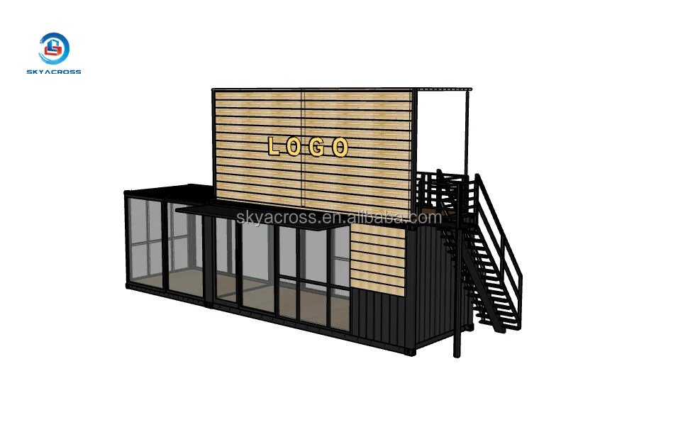 20ft Mobile Prefab Coffee Kiosk Booth - Skyacross Quality