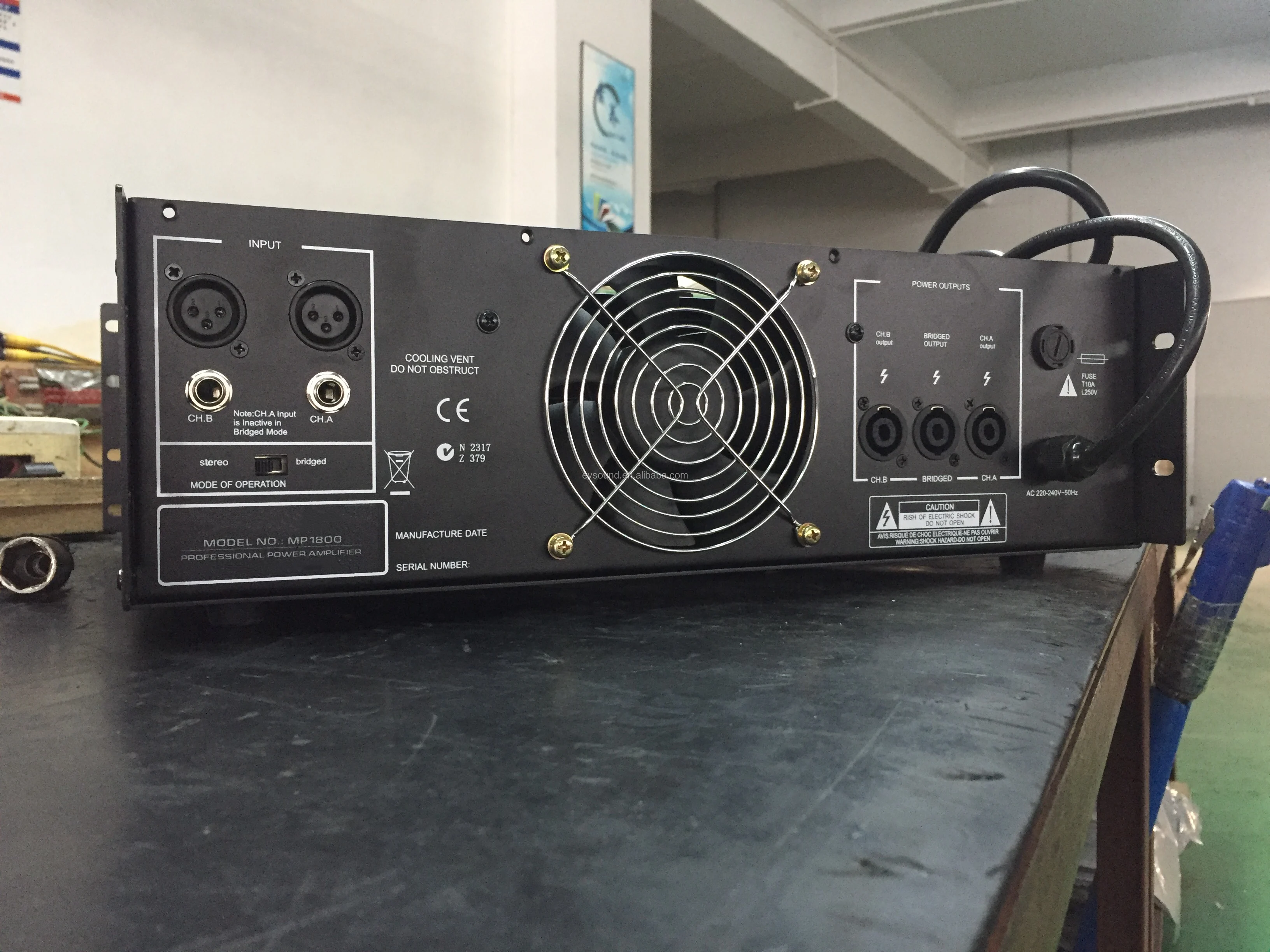 EY MP1800/MP2800/MP4000 Power Amplifiers - Professional Audio