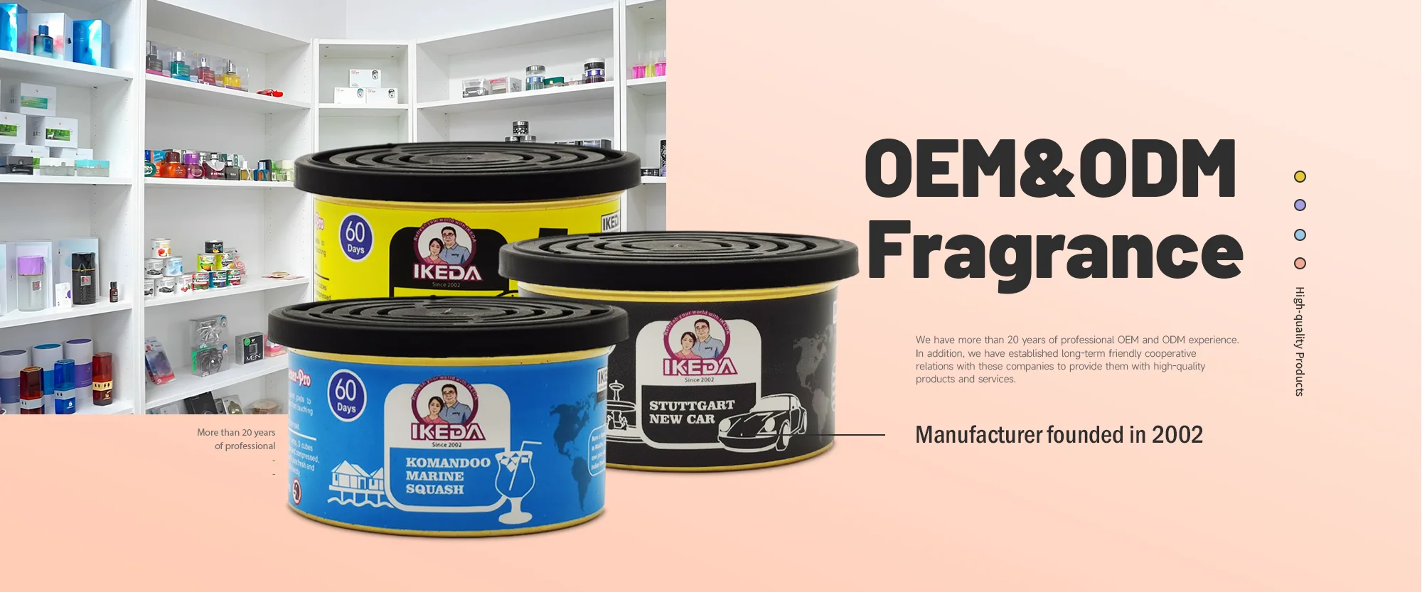 Guangdong IKEDA Car Accessories Co., Ltd. - car air freshener, car diffuser