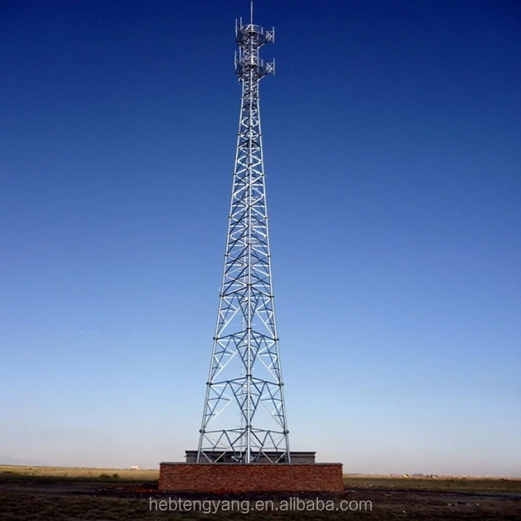 Telecom Angle Steel 4leg Self Supporting Steel Tower - Buy Telecom ...