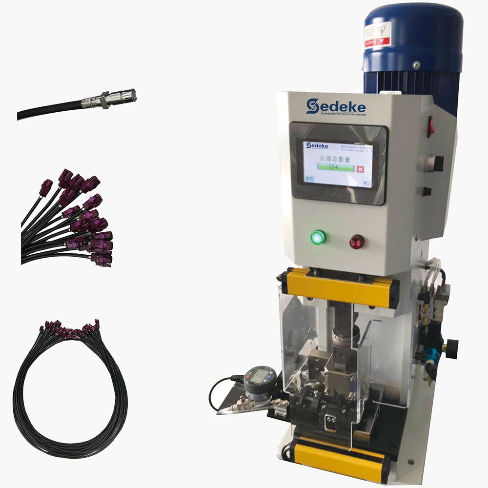 Semiautomática Fakra Terminal Máquina Prensadora De Crimpado Forma ...