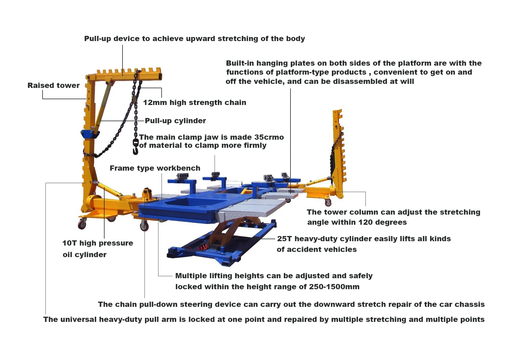 Chassis Alignment Machine-l10/car Repair Bench/autobody Frame Machine ...