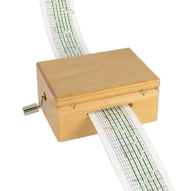 Wooden DIY Custom Paper Music Box - Tin Hand Crank Kit