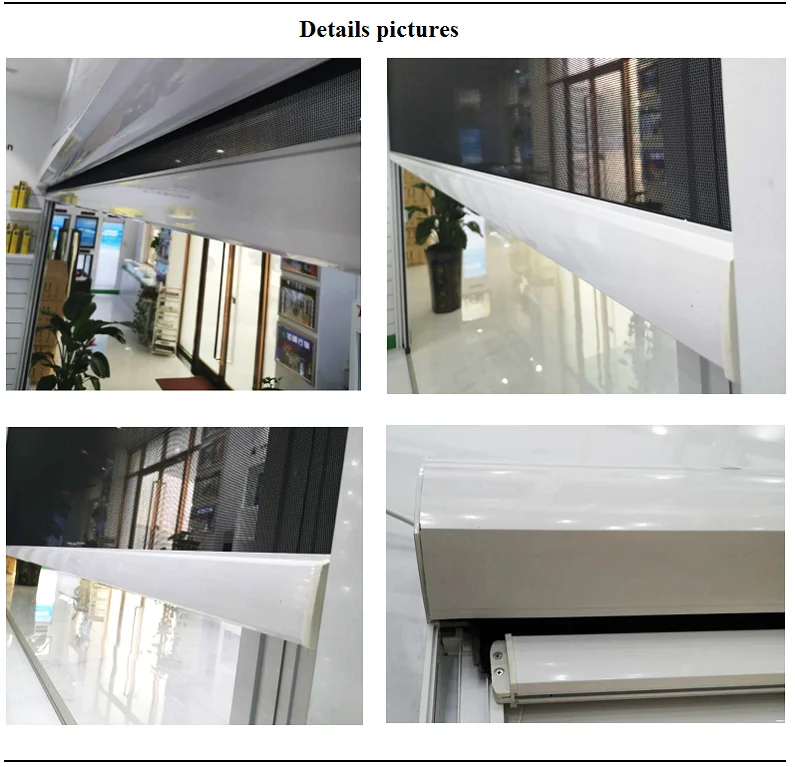 Retractable Electric Garage Insect Mosquito Roller Flyscreen - Buy ...