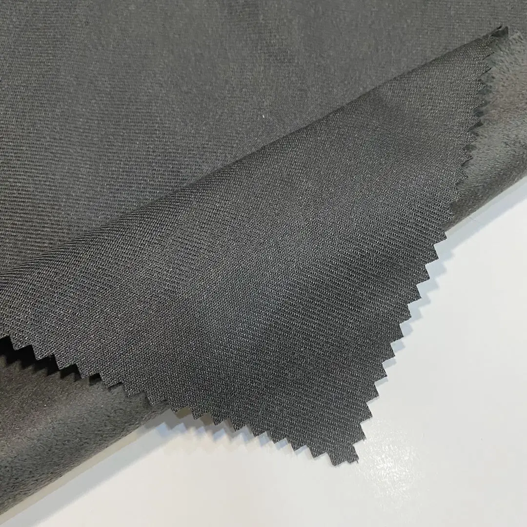 Eco Friendly 100% Recycled Polyester Suede Fabric For Sofa And Shoes ...