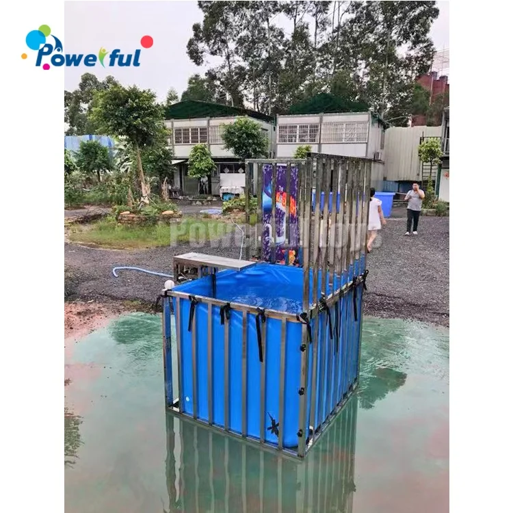 New Adult Water Games PVC dunk tank Water Park Dunking Machine| Alibaba.com