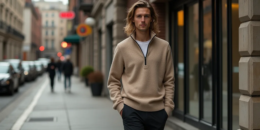 Quarter Zip Business Casual – Modern Office Style On Alibaba.com