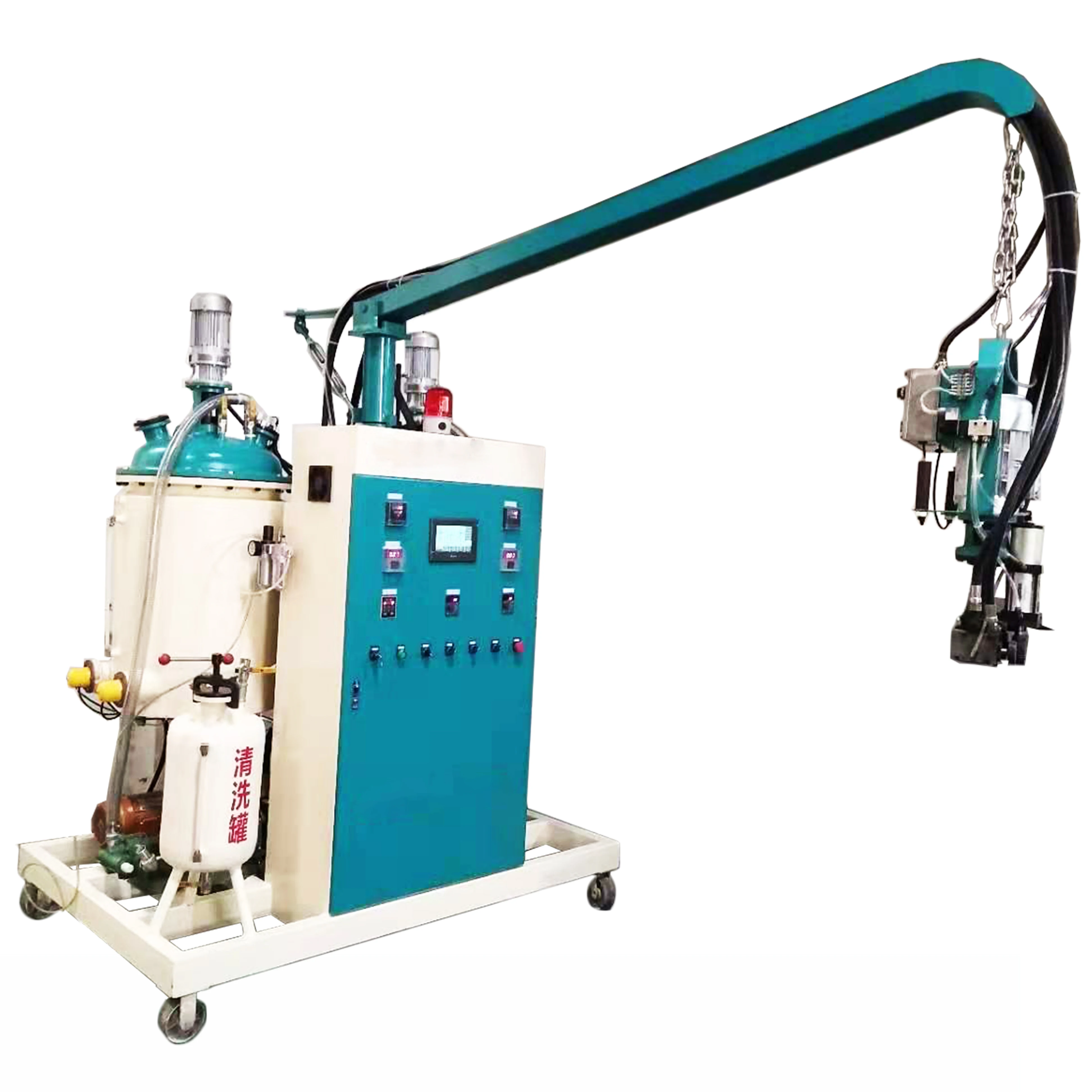 Pu Polyurethane Low Pressure Foam Mixing Molding Machine For Sheet Foam ...