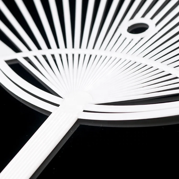 Decorative Round Plastic Pp Circular Hand Fan - Buy Plastic Circular ...
