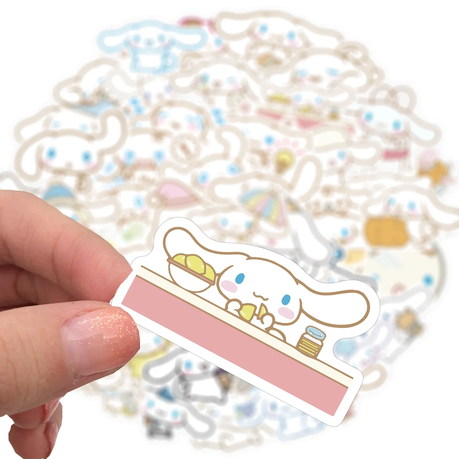 50pcs Japan Cinnamoroll Baby Sticker Label For Notebook Door Laptop Diy ...