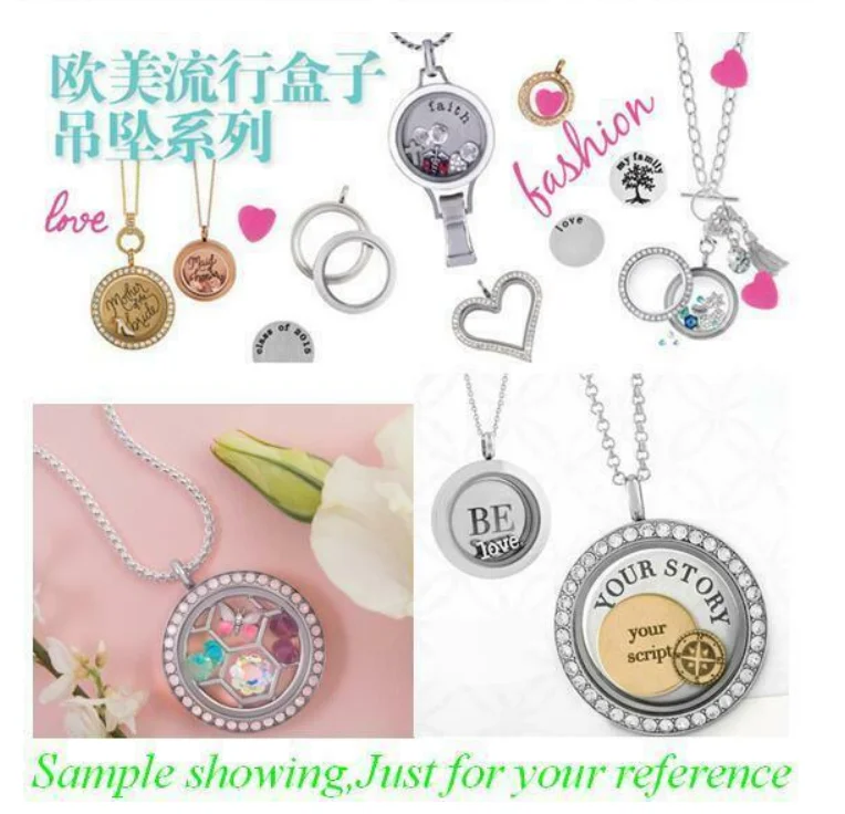 Wholesale Mixed Styles Alloy Floating Locket Custom Charms For Glass ...