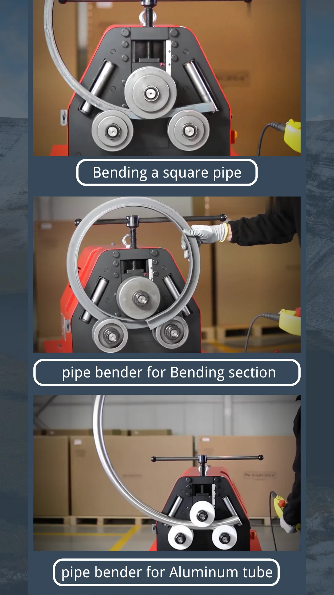 60 Seven Rounds-Wheel Horizontal Hydraulic Electric Ring Roller /Roller ...