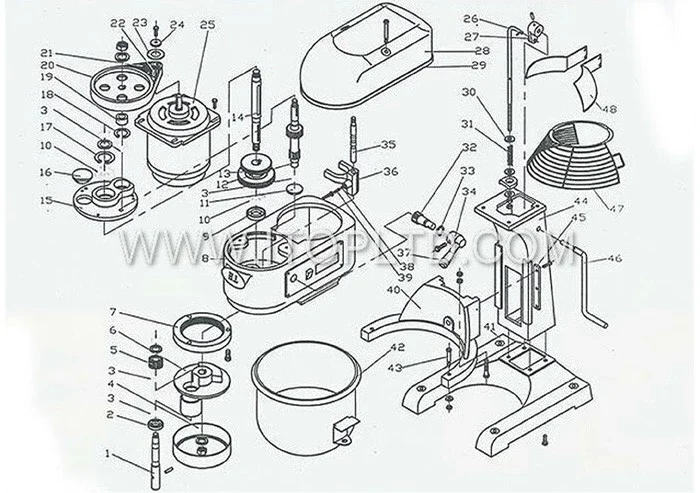 Commercial Stainless Steel 20l Electric Pastry Mixer/electric Food ...