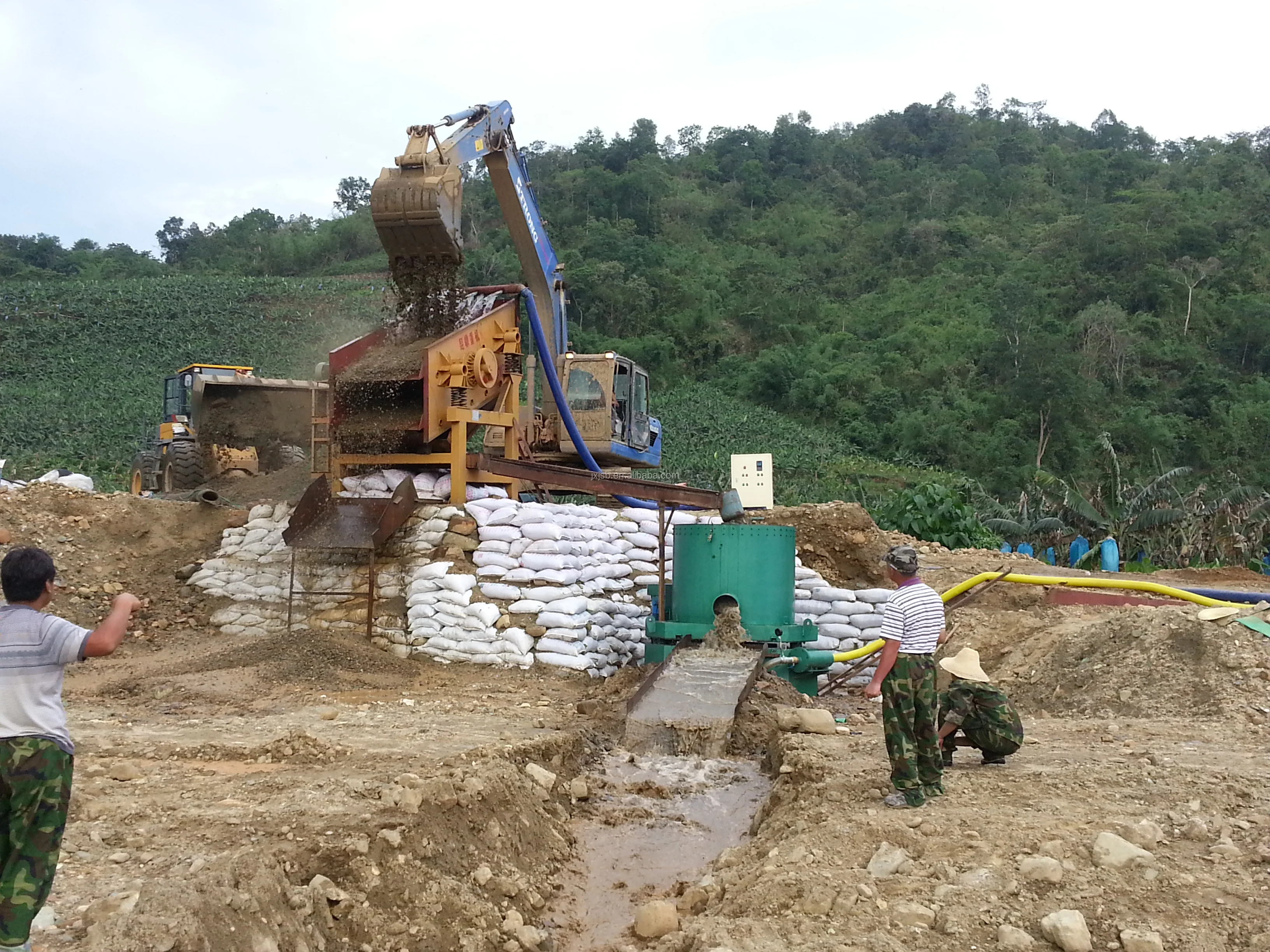 Efficient Alluvial Gold Separation with JINSHIBAO Equipments