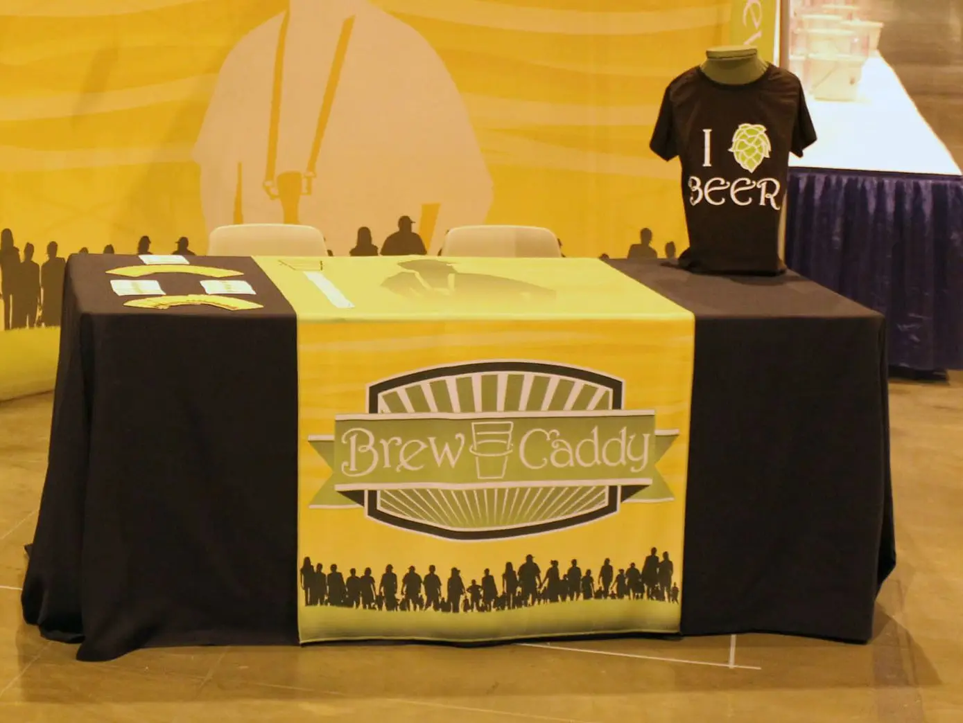 Custom Logo Printed Fitted Cover Display Table Cloth For Trade Show ...