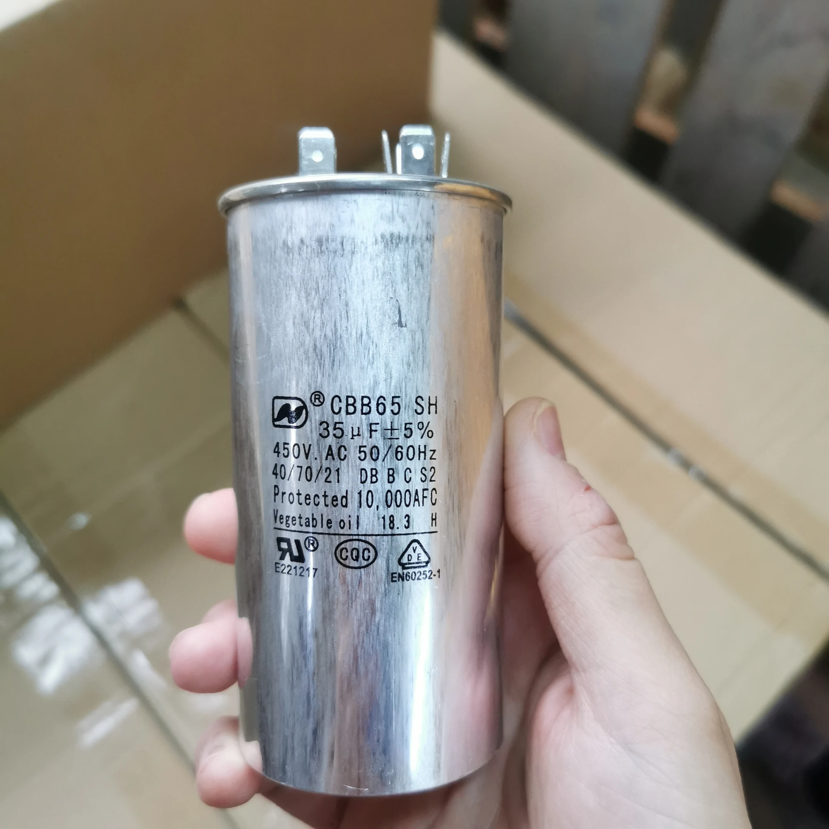 Air Conditioner Compressor Capacitor Cbb65 450v 35uf C S2 Cqc/vde ...
