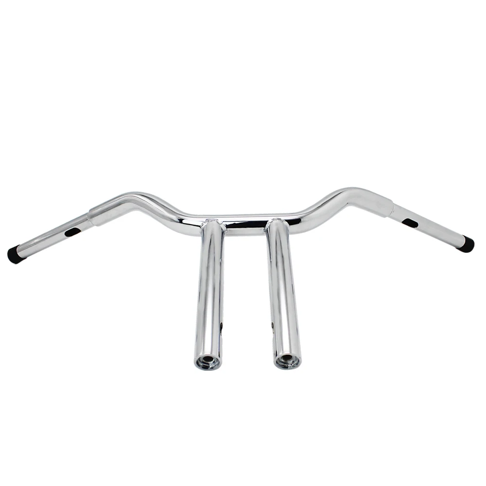 Racepro Chrome Black Solid Steel 10" 12" 14" 16" Motorcycle T Bar ...