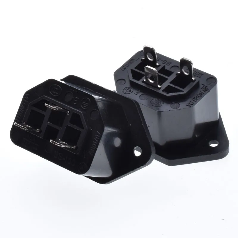 Iec320-c13 Socket Female Pdu 3 Holes 10a Power Socket With Screw Fixing ...