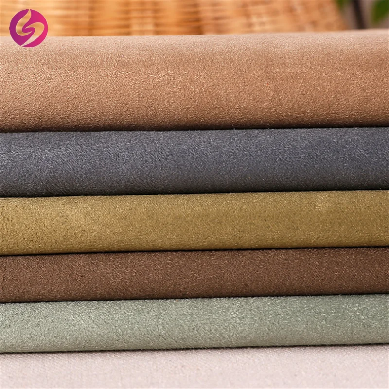 Fabric Factory 100% Polyester Knitted Synthetic Leather Suede Faux Fur ...