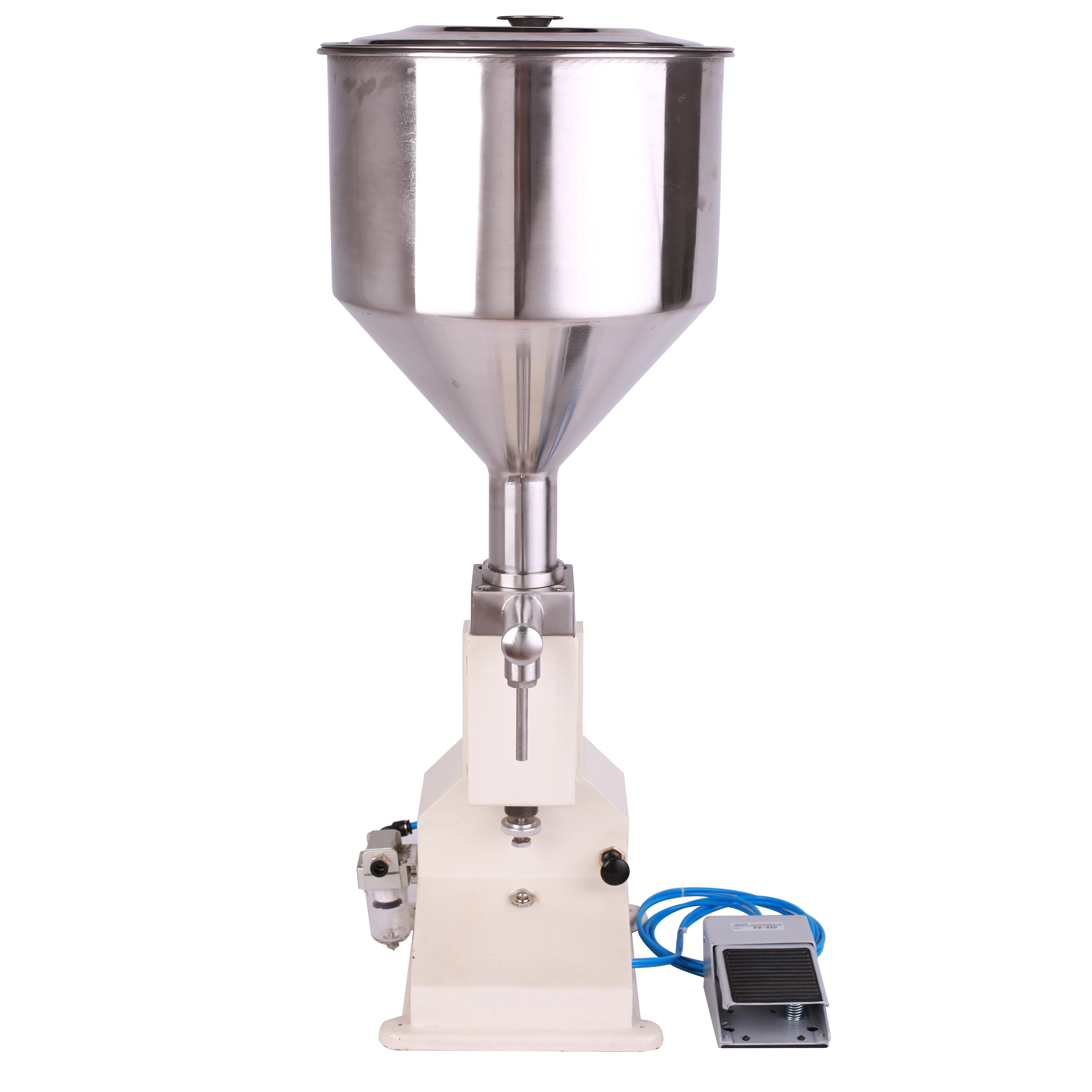 Semi-Automatic Table Top 10L Hopper Jar Filling & Sealing Machine for ...