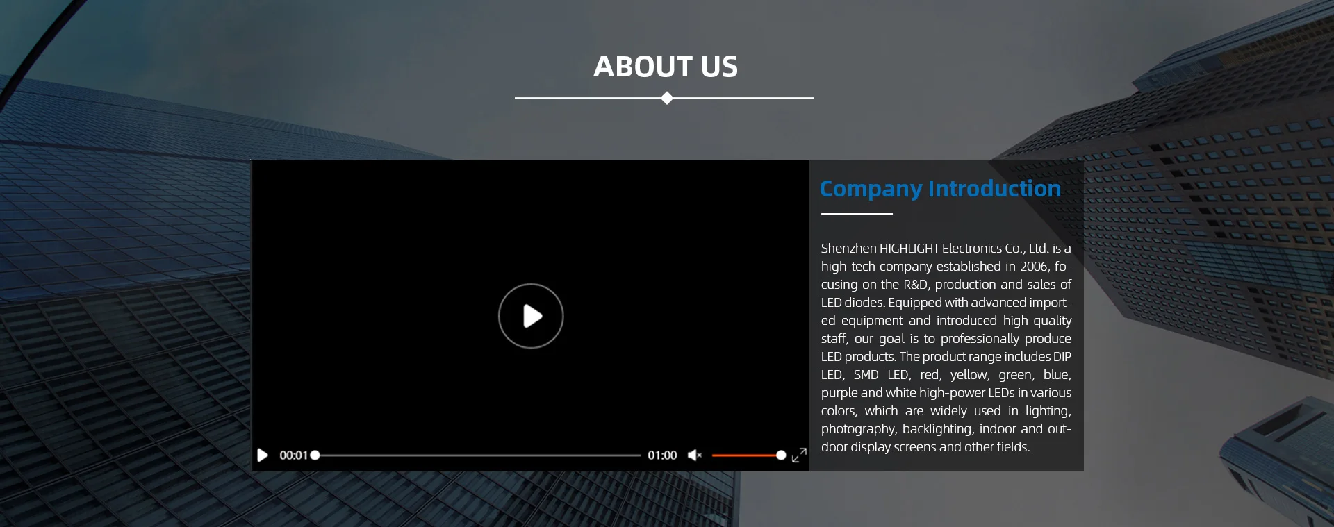 Shenzhen Highlight Electronics Co., Ltd. - DIP LED DIODE, HIGH POWER LED