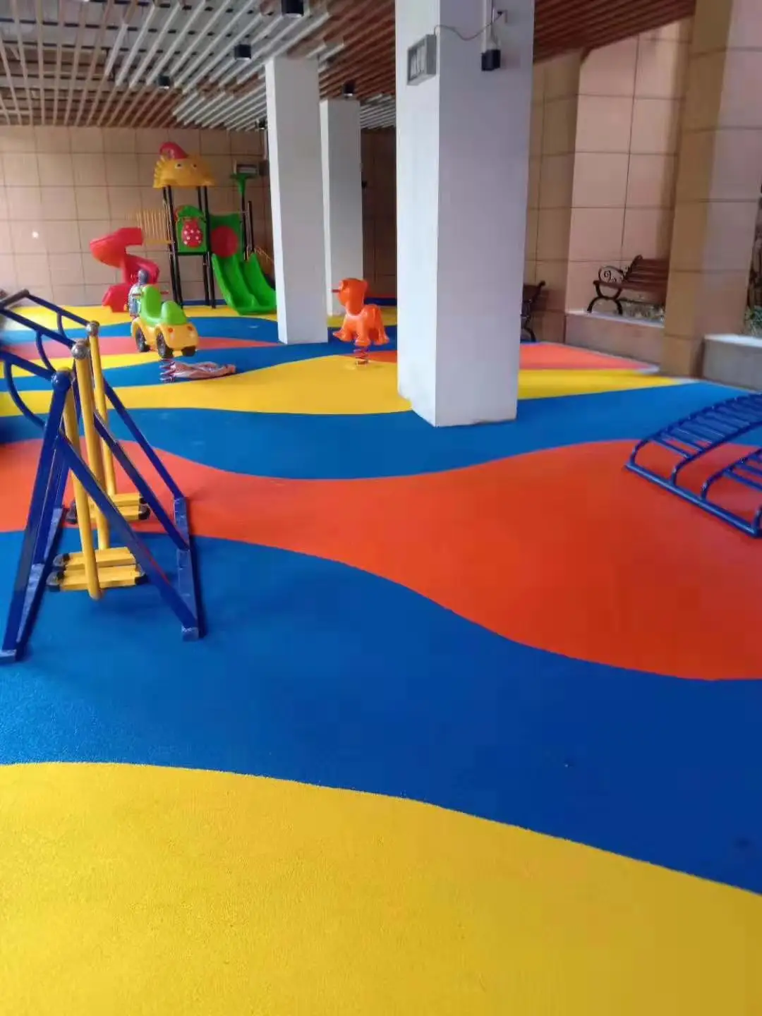 Wet Pour Epdm Rubber Is A Porous,Durable,Poured-in-place Surface ...