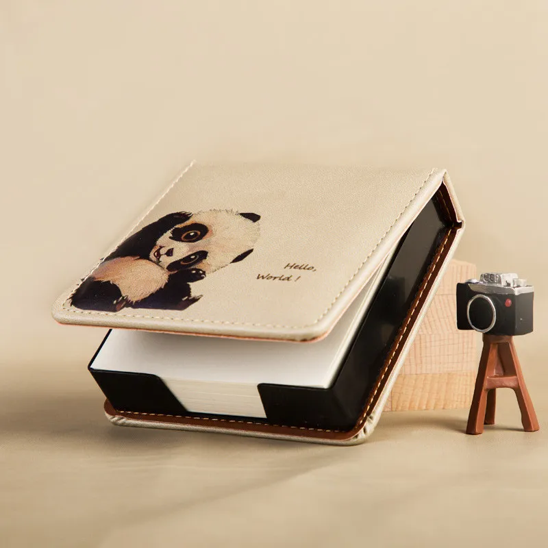 Beautiful Style Custom Sticky Notes Pads With Pu Leather Box| Alibaba.com