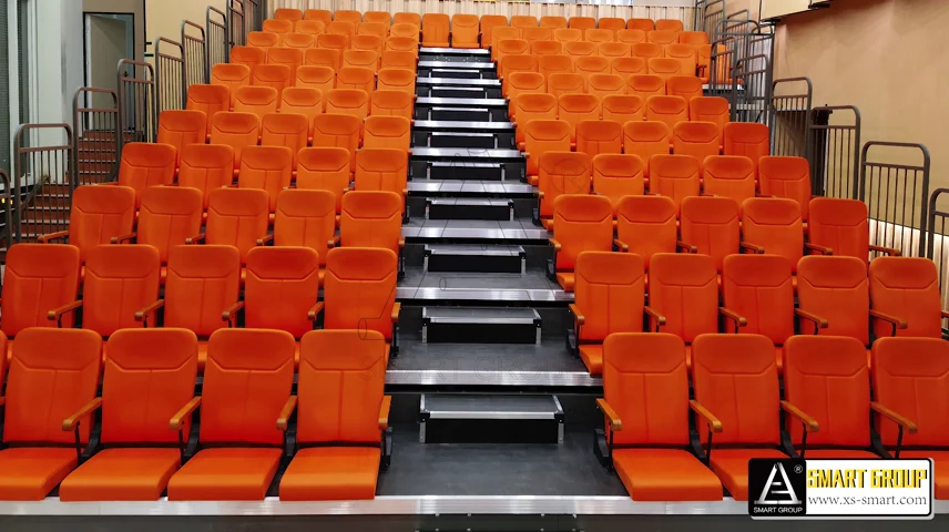 Comfortable Auditorium Used Retractable Bleachers Seating,Theater ...