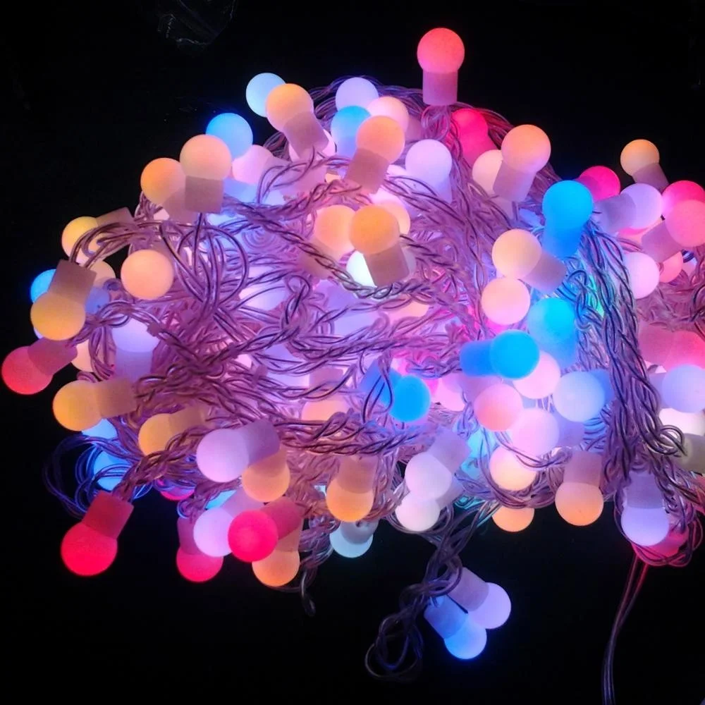 RGB Rainbow LED Christmas Light String Garland - IP67 Waterproof