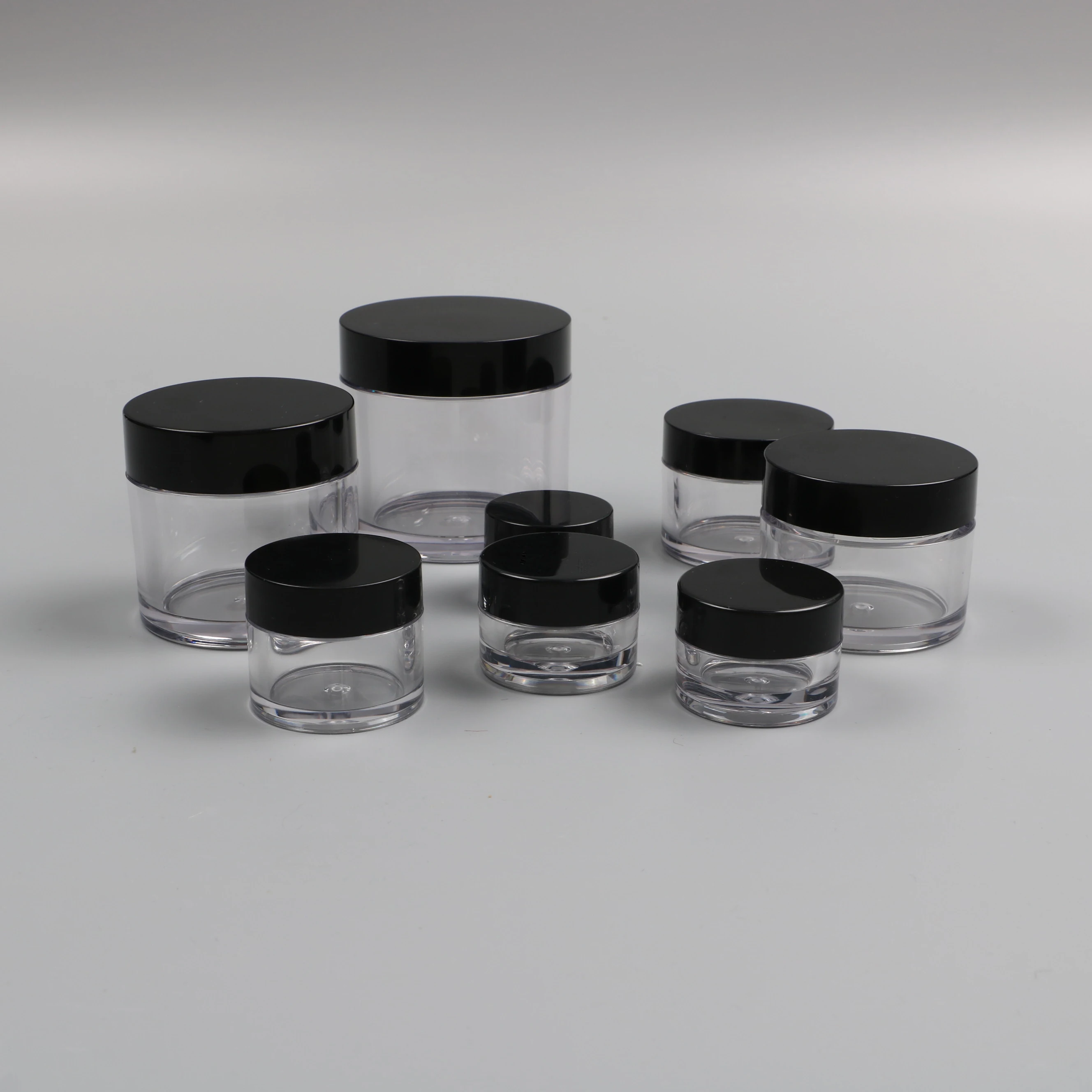 Bocaux Cosmétiques En Plastique Blanc Clair Avec Couvercle,Conteneur ...