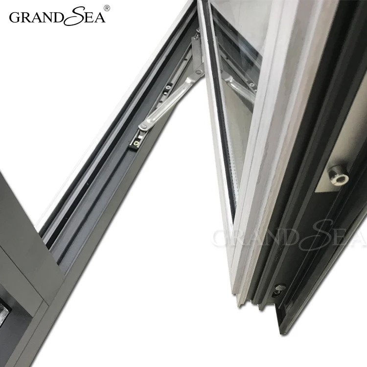 Modern Aluminum Frame Swing Window with Fixed Glass | OEM | Wholesale