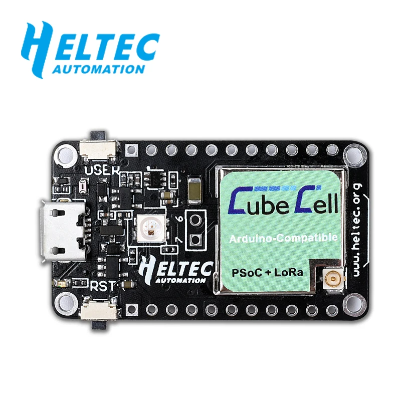 IOT LoRa CubeCell ASR6501 PSoC 4000 LoRaWAN lithium batteries and solar panels Dev-Board ...