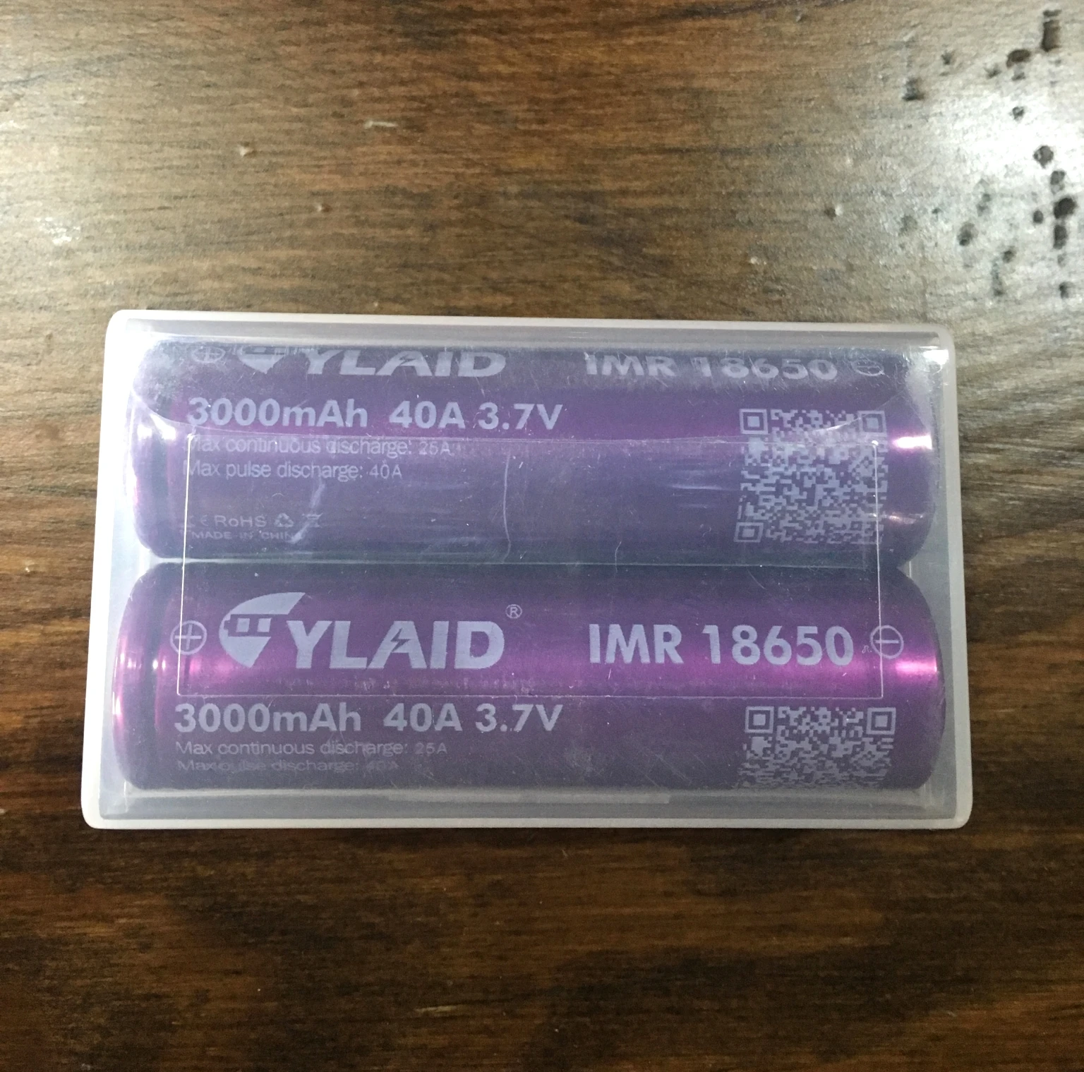 Small Powerfull High Capacity Rechargeable Cylaid 18350 1000mah 15a Imr ...