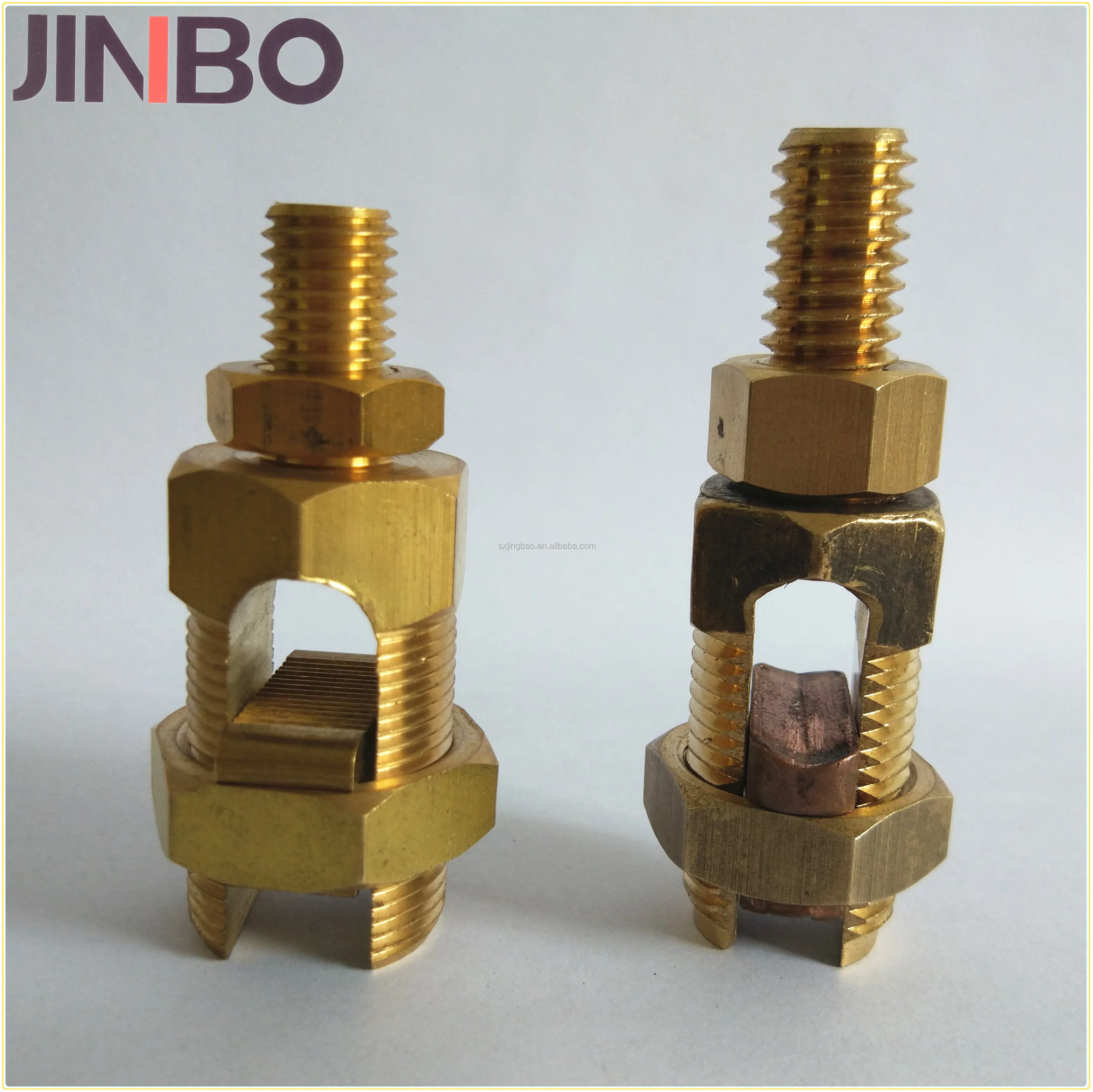 Brass Split Ground Clamp Split Bolt Earth Wire Clamp Connector - Buy ...
