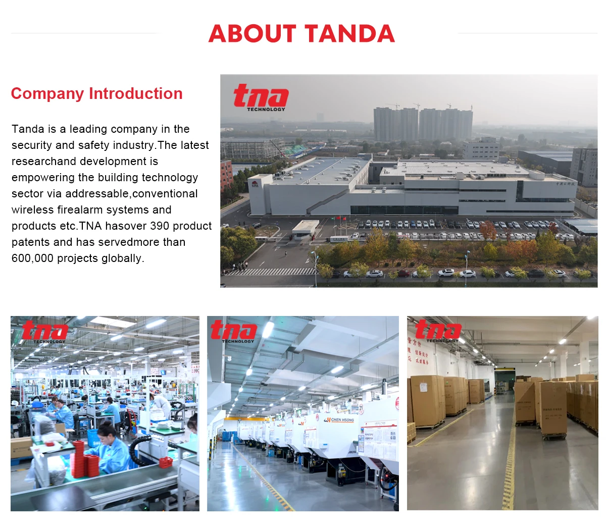 Company Overview - Qinhuangdao Tanda Technology Co., Ltd.