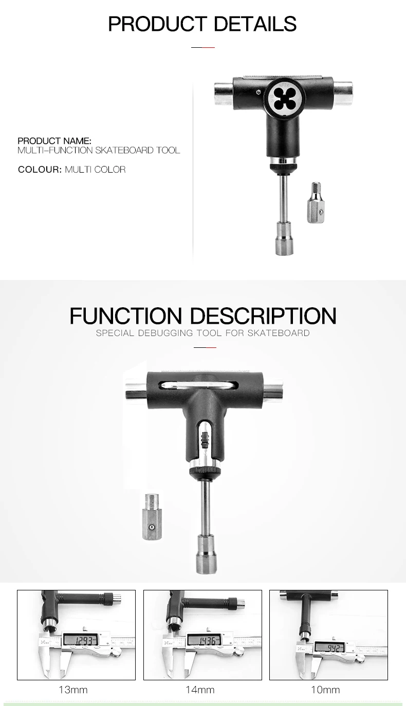 Wholesale Custom Metal Skateboard Tools - Professional Quality