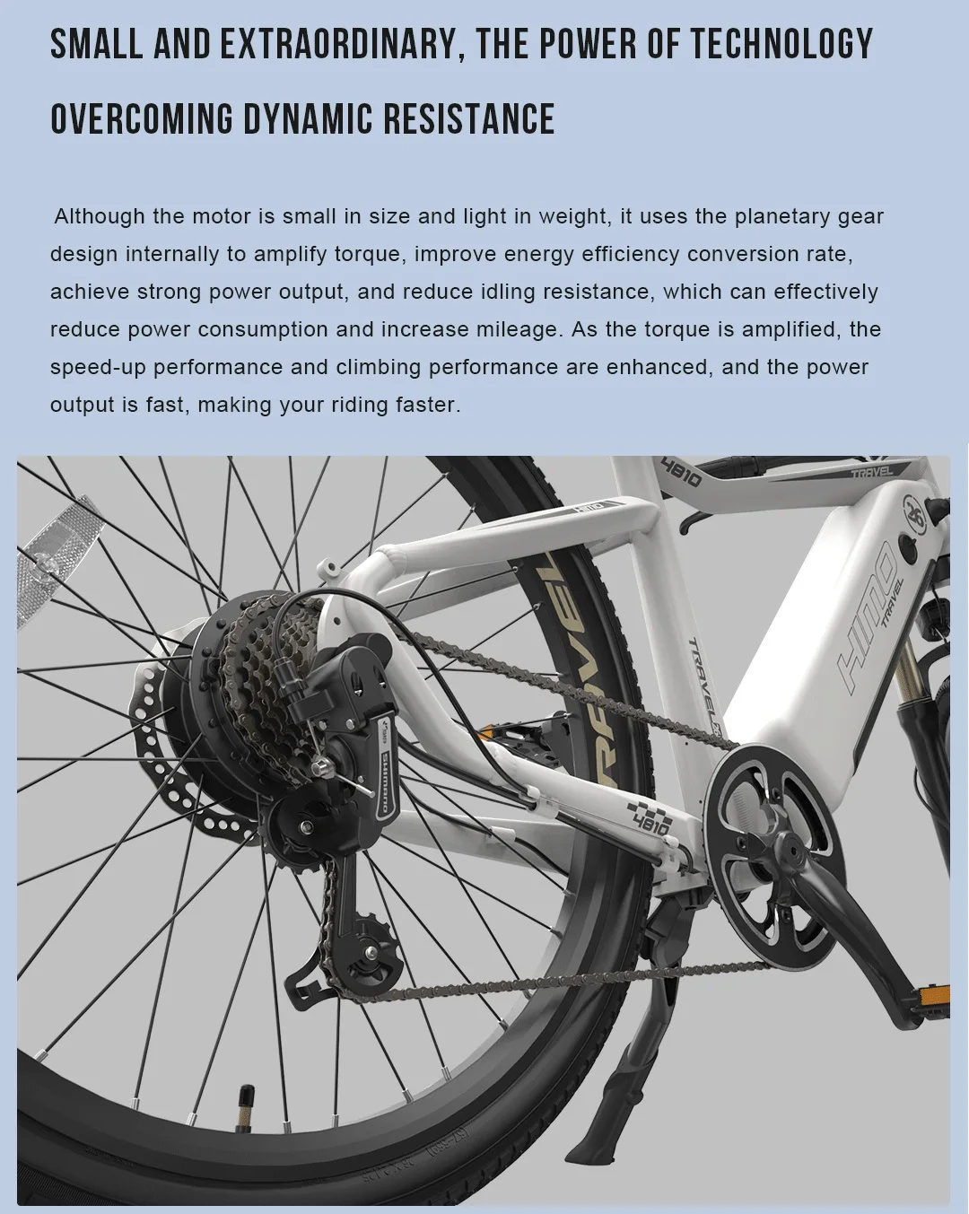 Himo C26 26 Inch Adult E Bicycle Full Suspension Electric Mountain Bike ...